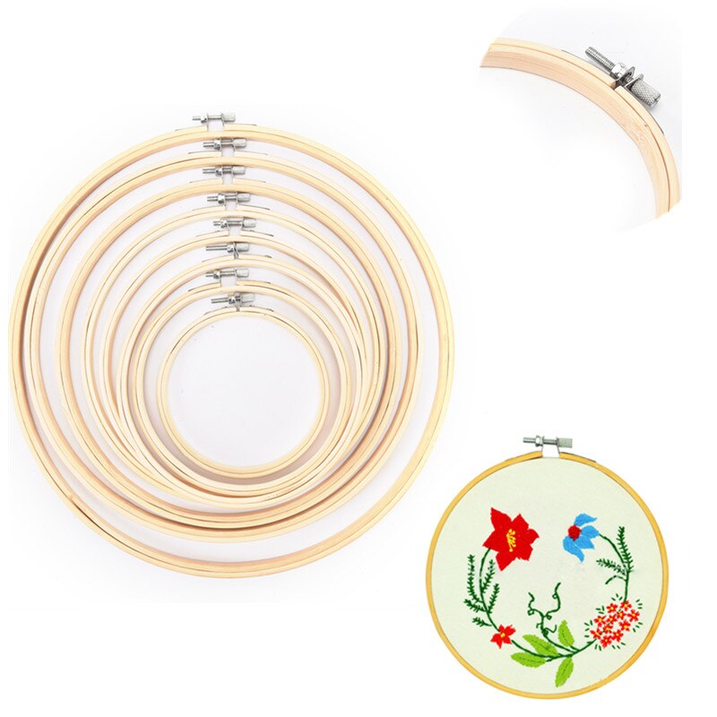 Wooden Handy Cross Stitch Machine Embroidery Hoop ... – Vicedeal