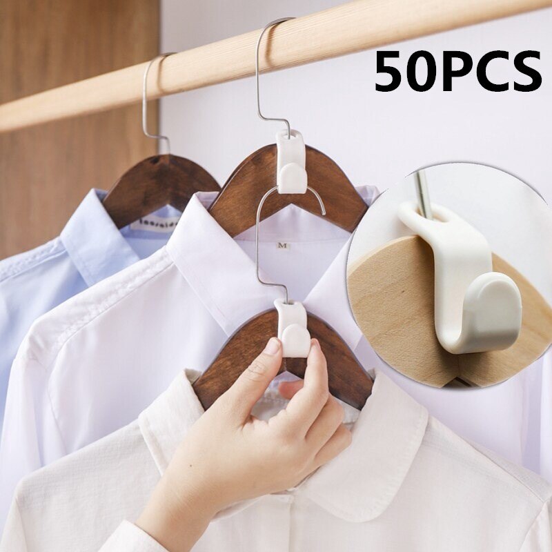 50PCS Mini Clothes Hanger Connector Cascading Hook... – Vicedeal