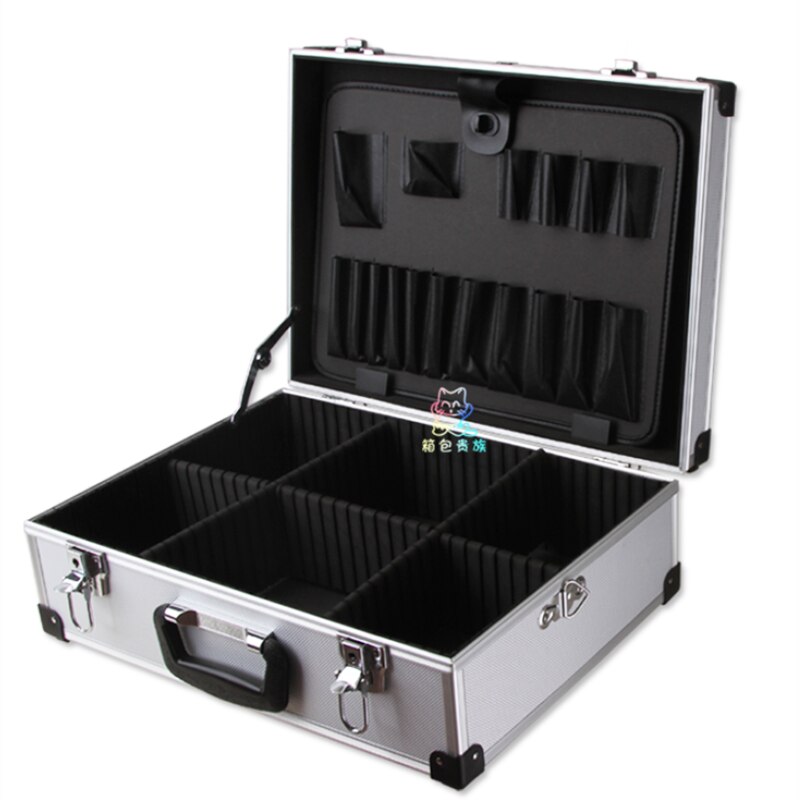 Large aluminum tool box silver aluminum case toolk... – Vicedeal
