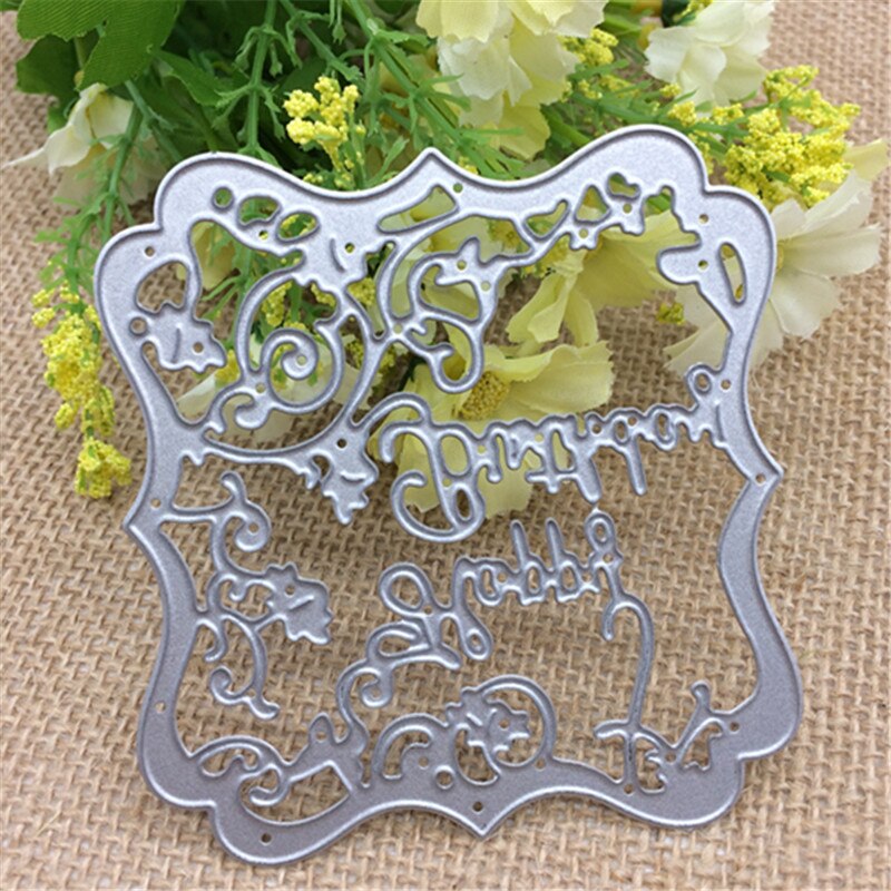 Cadre de fleur joyeux anniversaire | Matrice de dé... – Grandado