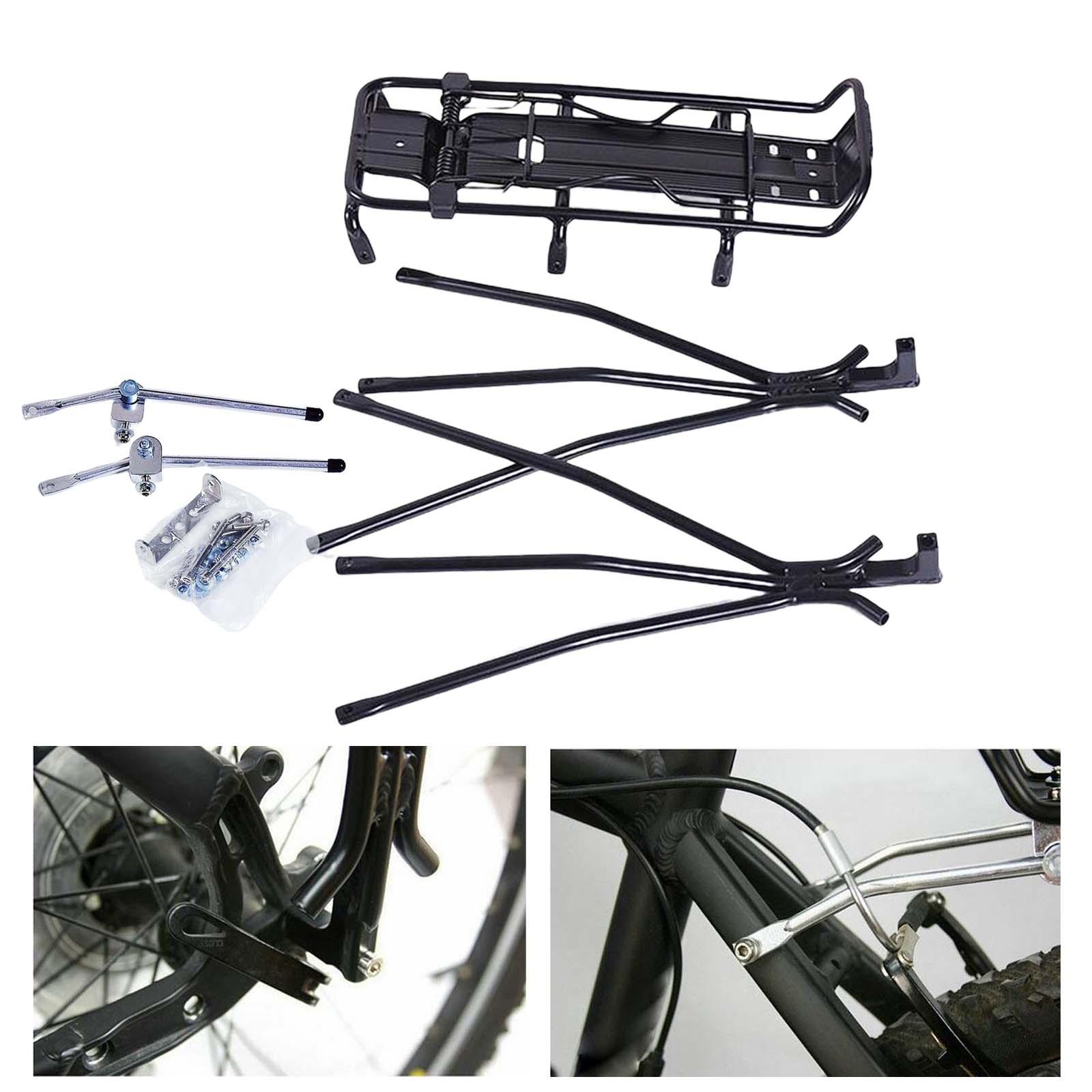 Mountain Road Bike Rear Carrier Rack Cargo Pannier... – Grandado
