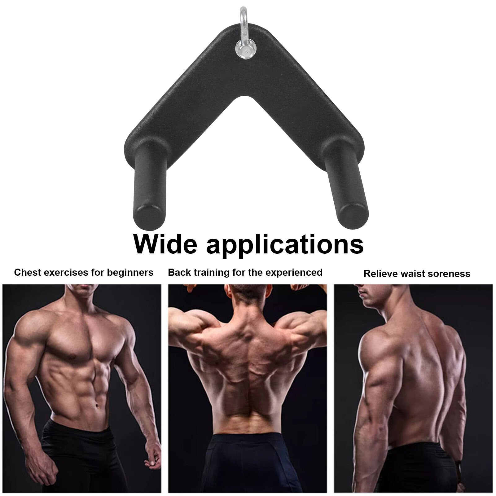 V Shaped Press Down Bar Back Muscle Training Handl... – Grandado