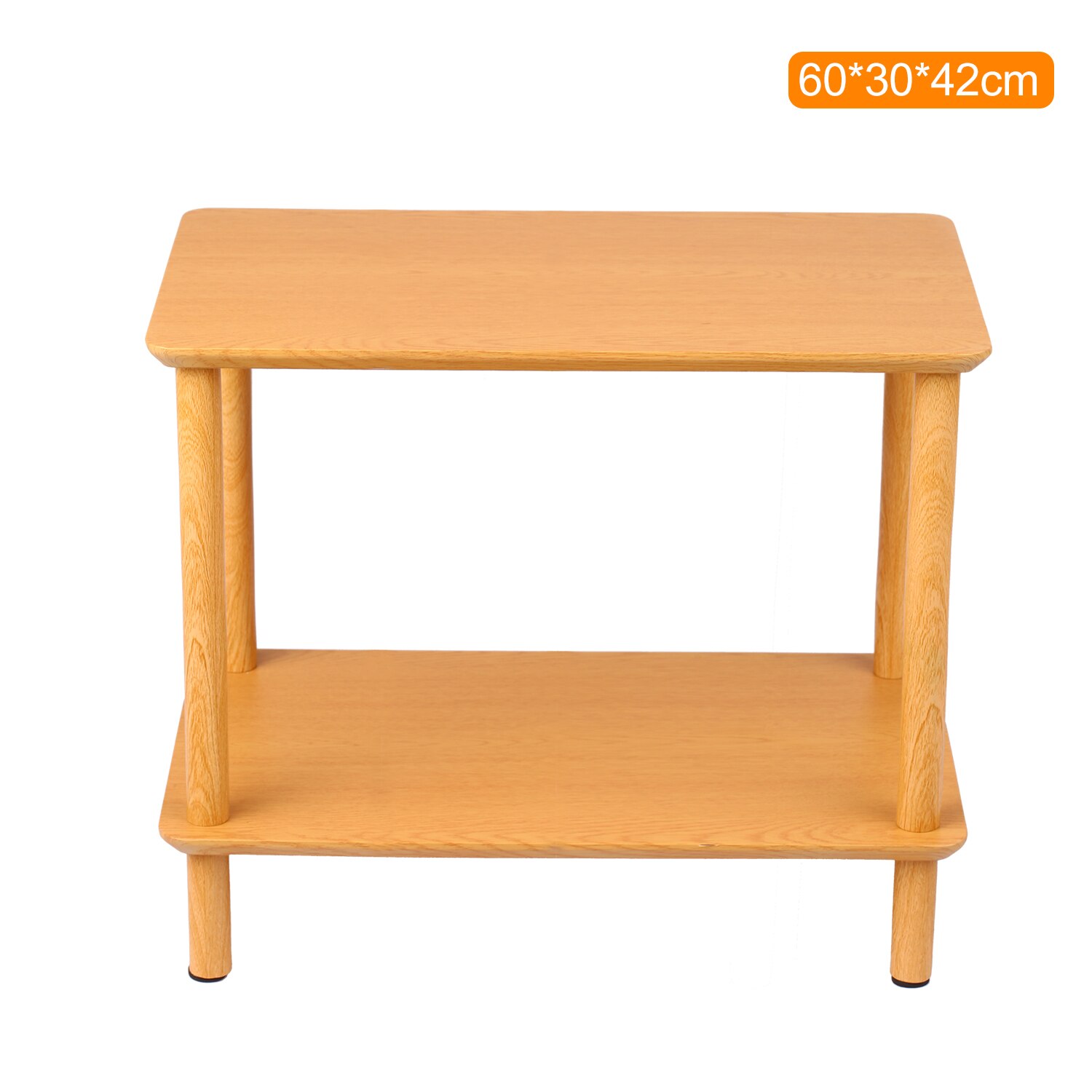 2-Tier End Table Coffee Side Table Nightstand with... – Grandado