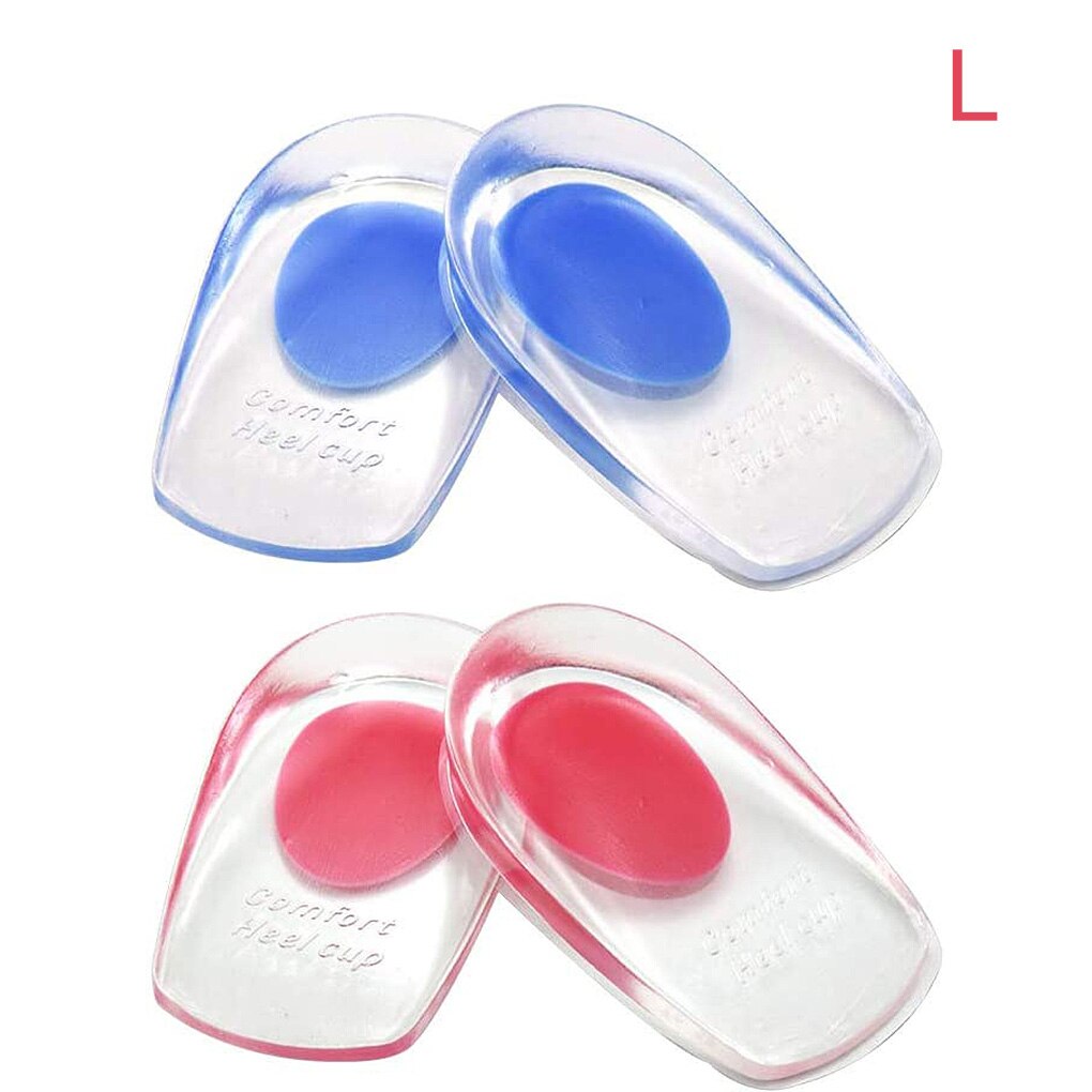 2 Pairs Silicone Gel Insoles Heel Plantar Fasciiti... – Grandado