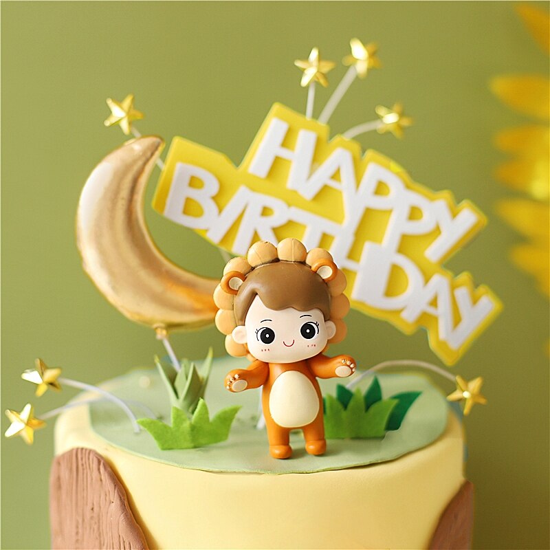 Animal Constellation Leo Smile Lion Baby Happy Bir... – Grandado