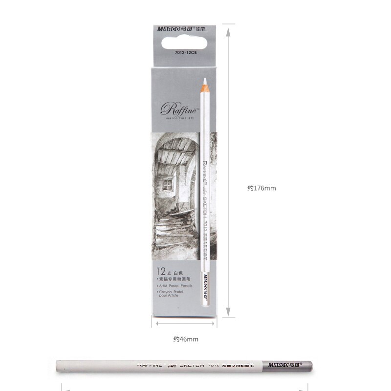 Marco Sketch Highlight pen White pencil Soft Core ... – Grandado