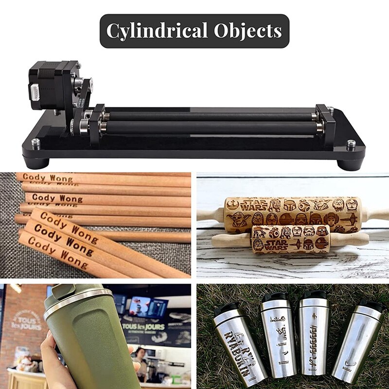 Rotary Roller,Y-Axis Engraver Cylindrical Objects ... – Grandado