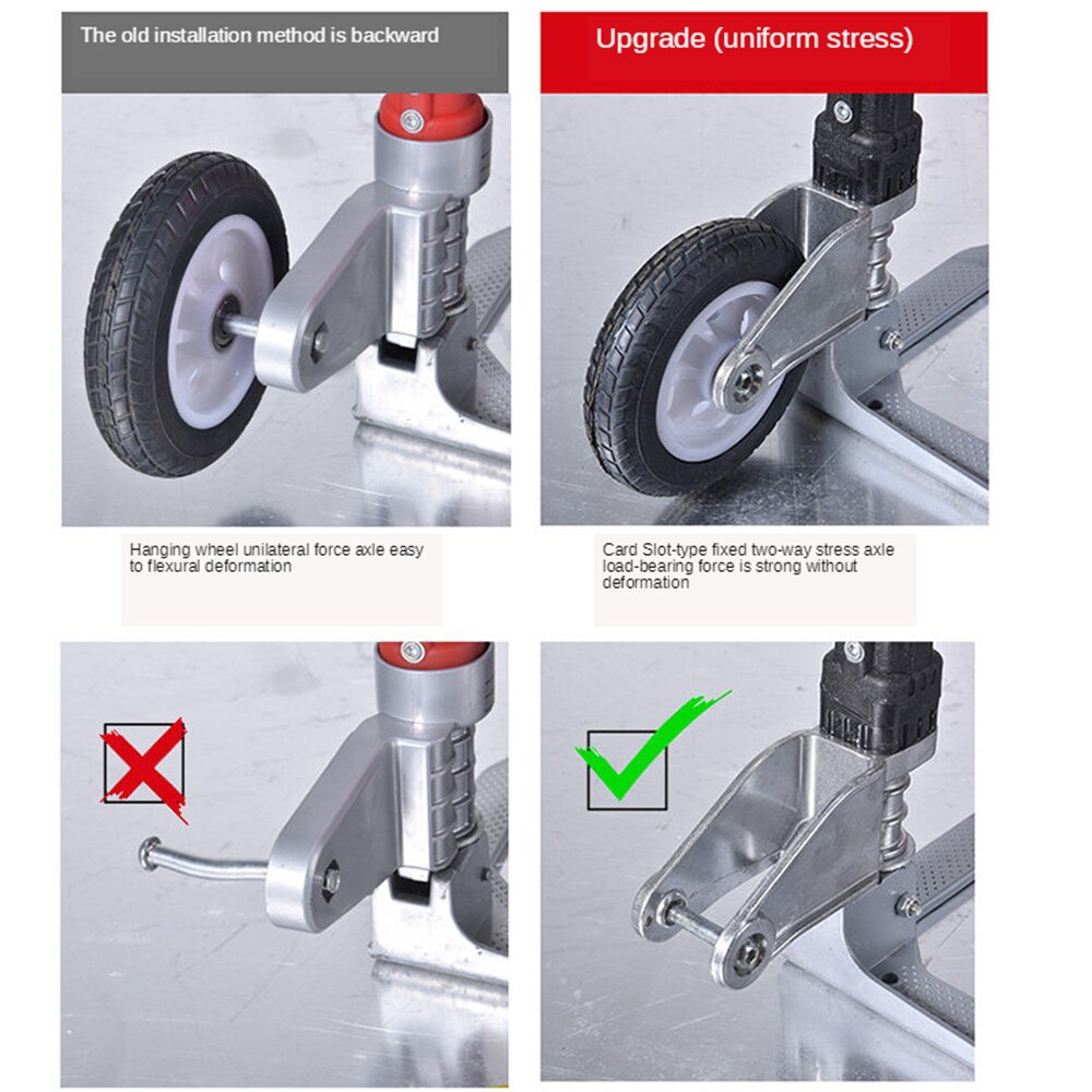 B-LIFE Folding Hand Truck Dolly Heavy Duty 2-Wheel... – Grandado