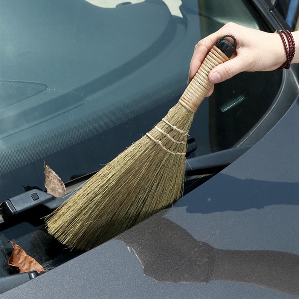 Handmade Broom with Solid Wood Handle Retro Nature... – Vicedeal