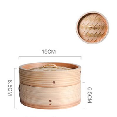 Round Bamboo Steamer For Chinese Food Xiaolongbao ... – Grandado