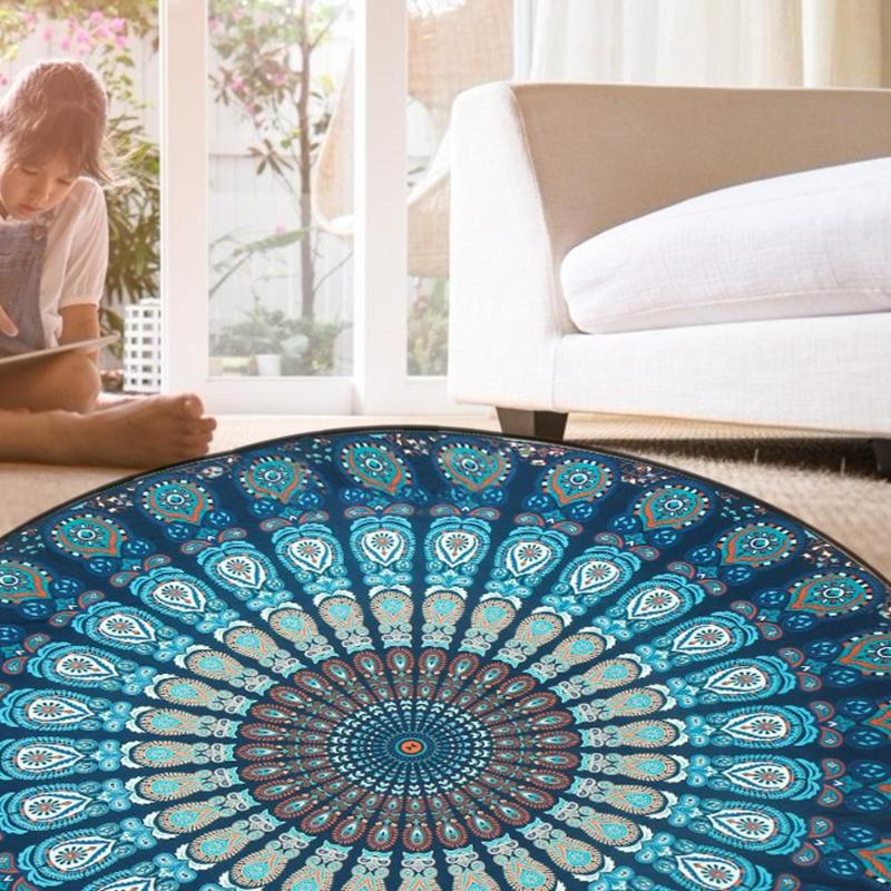 150*150cm Round Summer Boho Mandala Printing Beach... – Grandado