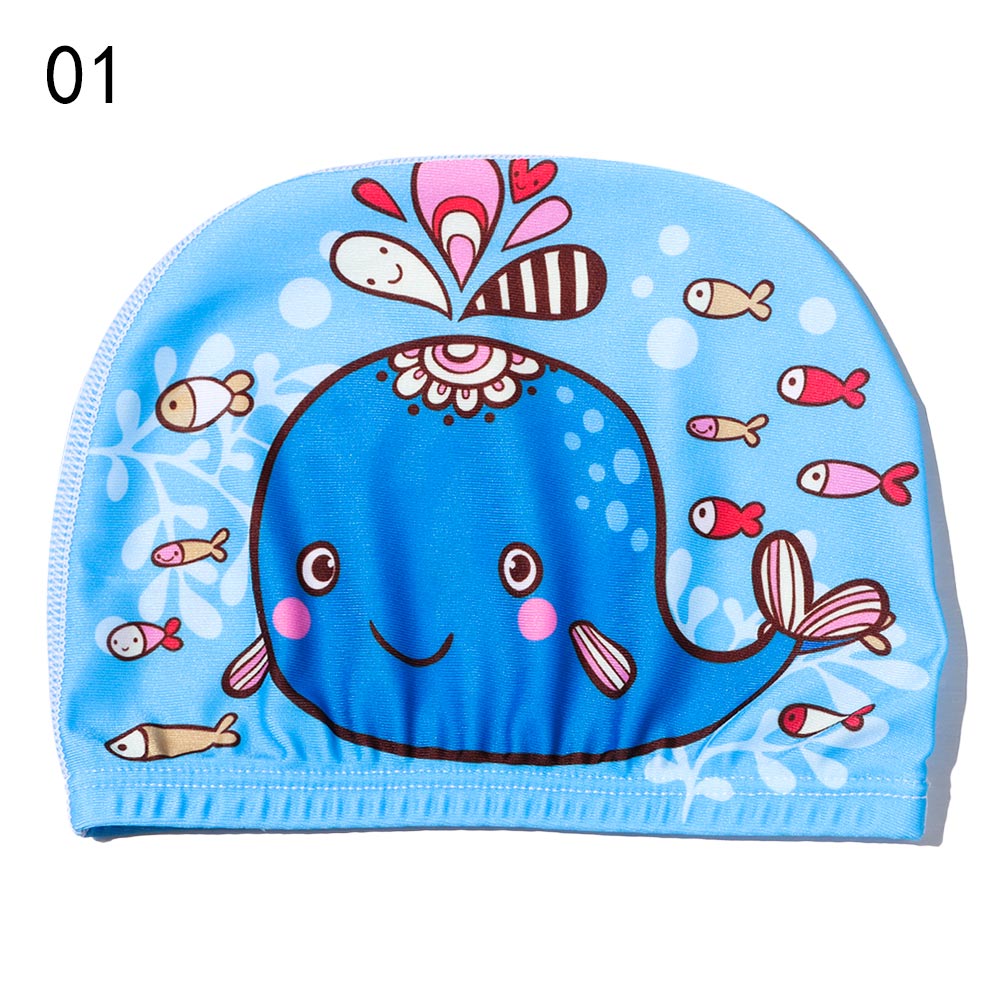 Cute Cartoon Animal Children Elastic Swimming Cap ... – Vicedeal