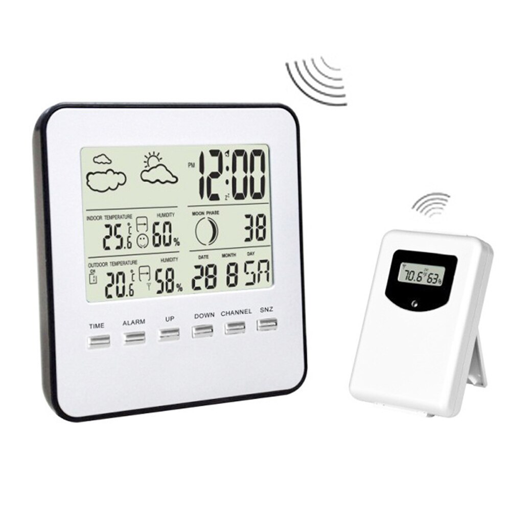 Digital Weather Station Wireless Indoor Outdoor To... – Grandado