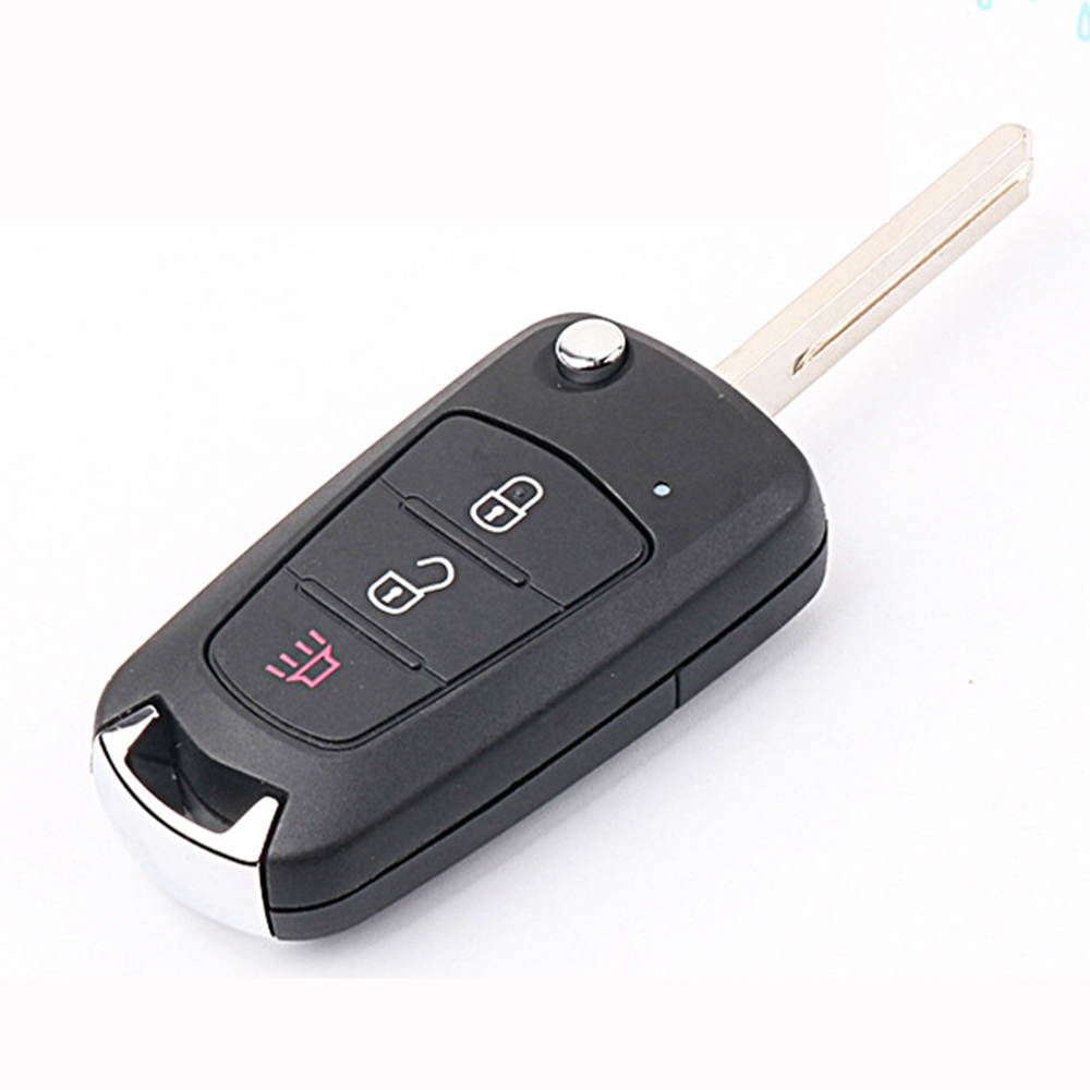 Okeytech 3 Buttons Flip Car Remote Blank Key Shell... – Grandado