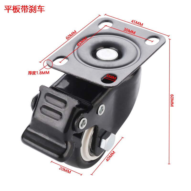 Myhomera Möbel Caster Gummi Heavy Duty 360 Drehbar... – Vicedeal