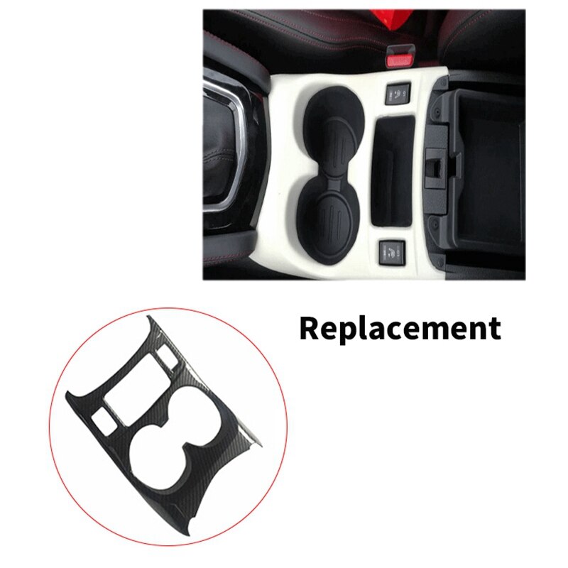 Carbon Fiber Console Central Front Water Cup Holde... – Vicedeal