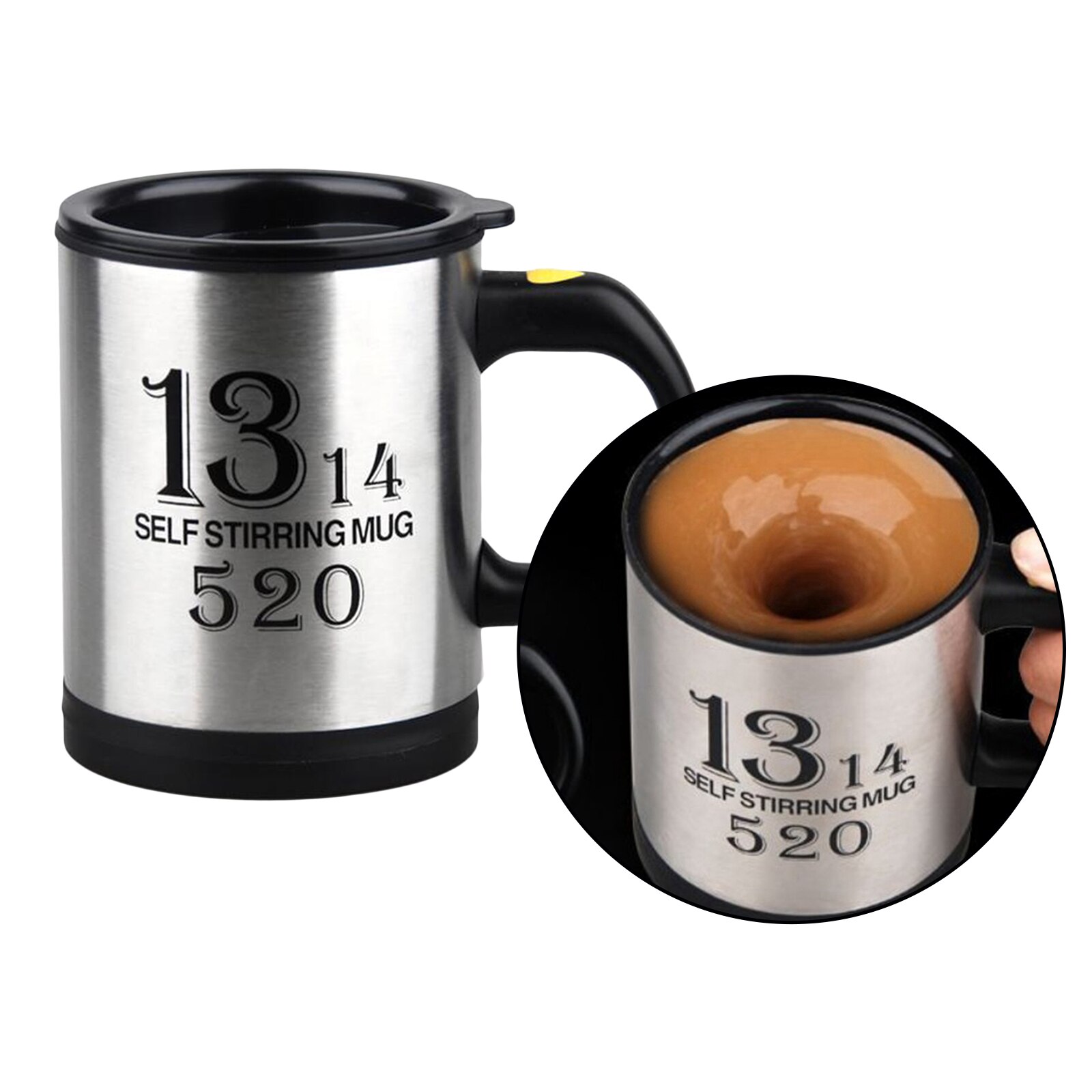 Self Stirring Coffee Mug Cup Funny Electric Stainl... – Grandado