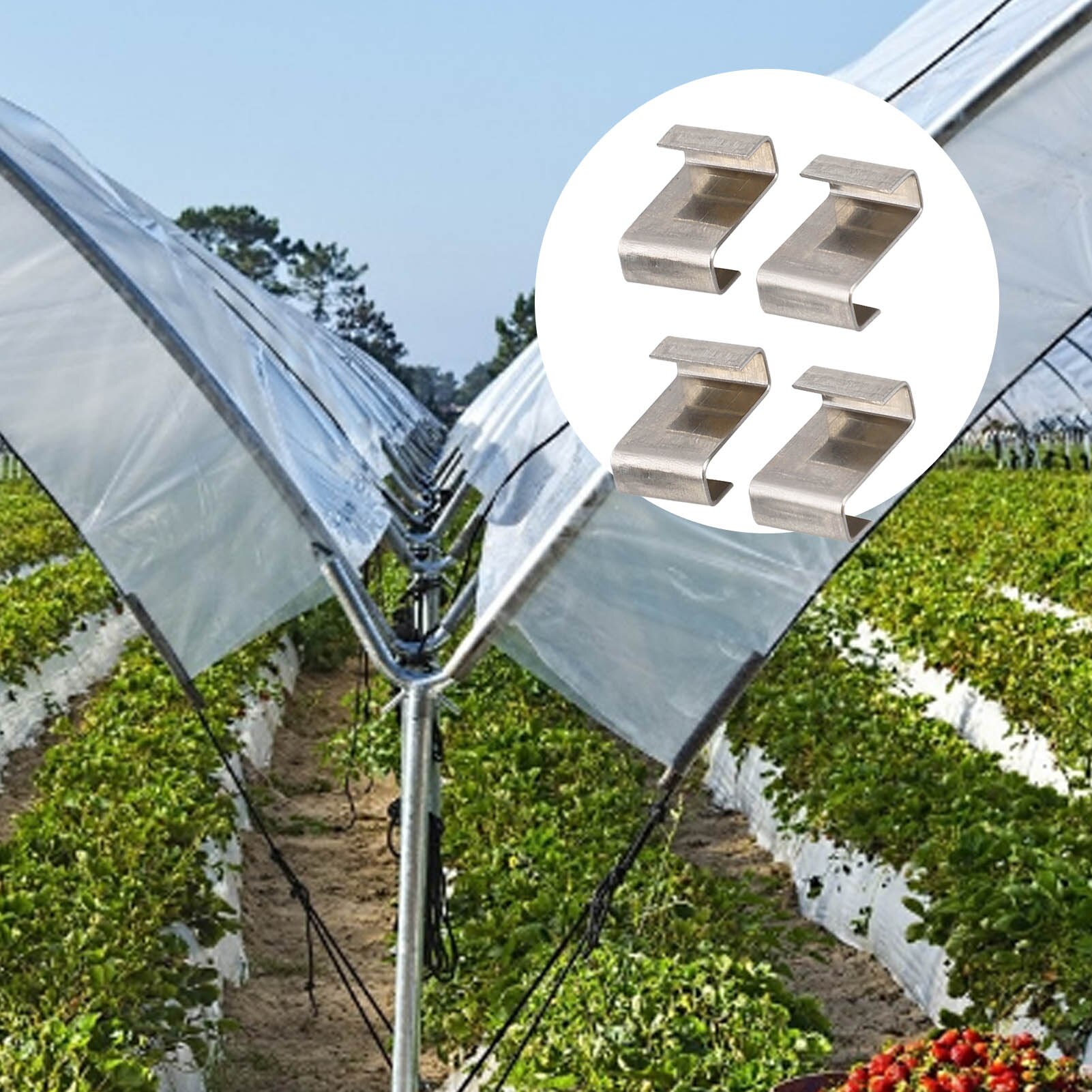 30PCS Glazing Wire Clips Stainless Steel Z Type Fi... – Grandado