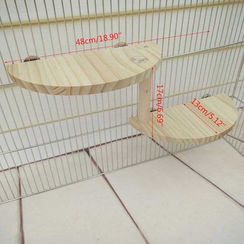2 Layer Vogel Houten Platform Voor Chinchilla Hams... – LovingPrices