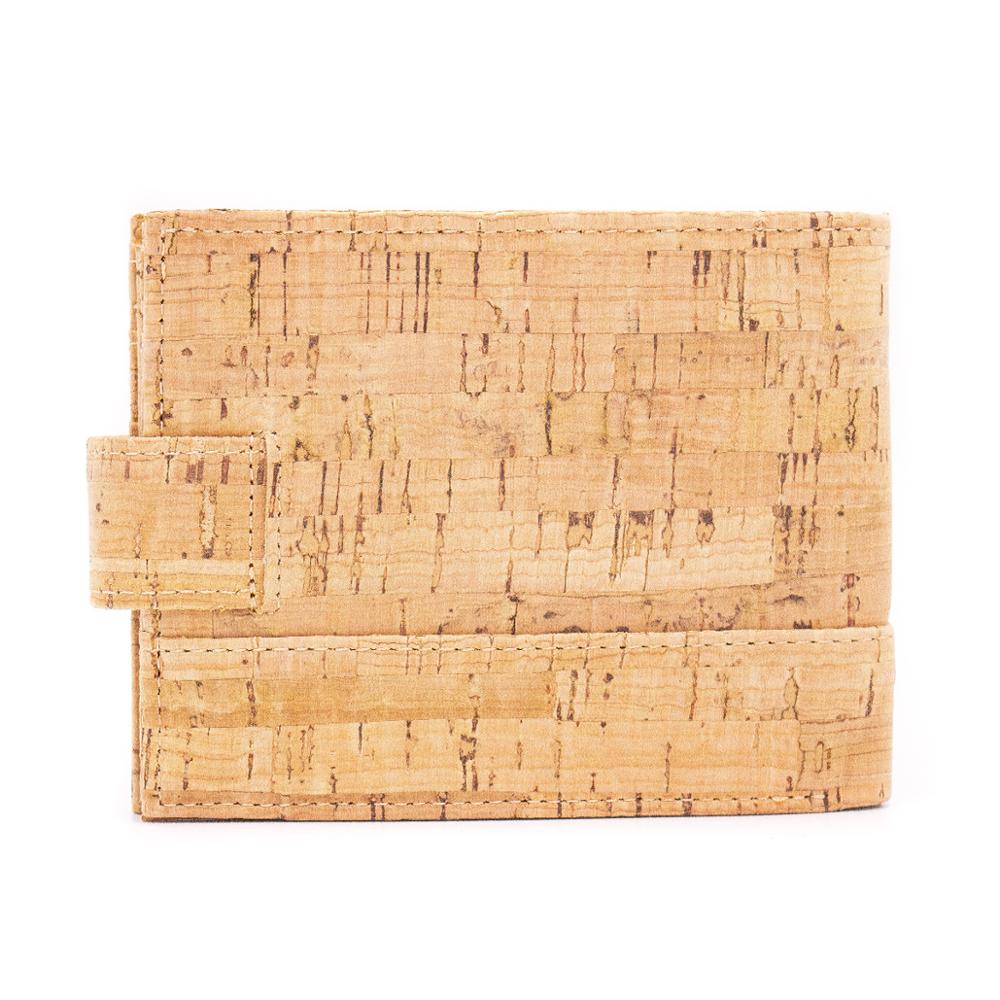 Natural rustic cork wallet for men BAG-610 – Grandado