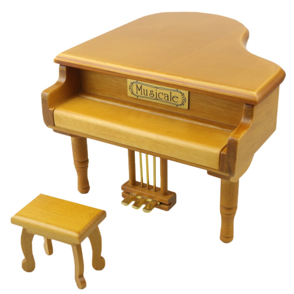 ROSIKING Wooden Grand Once upon a december Piano S... – Grandado