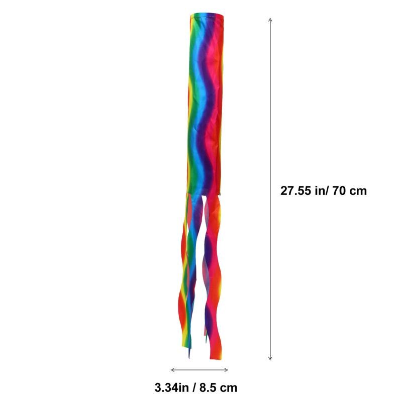 Rainbow Stripe Windsock Decorative Wind Direction ... – Vicedeal
