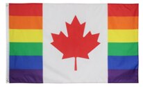 Urijk 90x150cm lgbtqia lgbt bandeira canadense gay... – Grandado