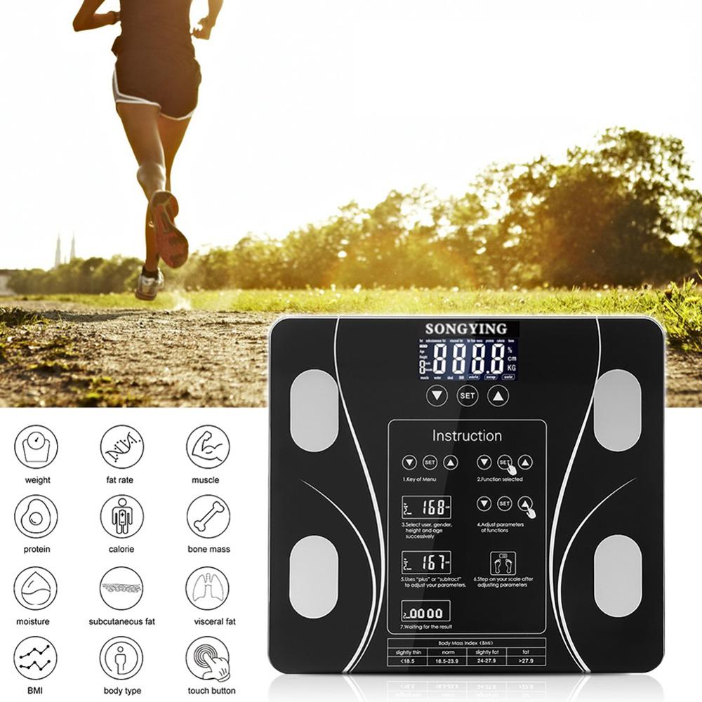 LED Living Bluetooth Smart Body Fat BMI Monitor Di... – Grandado