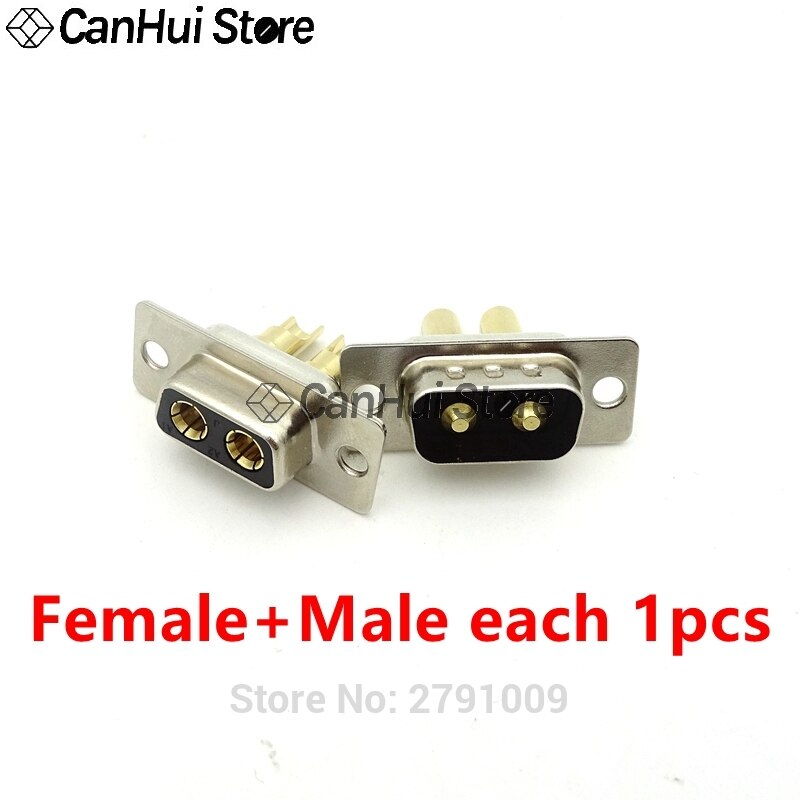 2Pcs 2W2 30A 2 Pin Vergulde Mannelijke Vrouwelijke... – Grandado