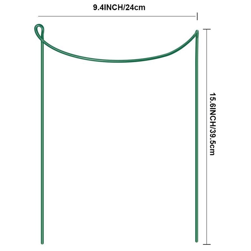 6Pcs Plant Support Rod, Garden Metal Plant Support... – Grandado