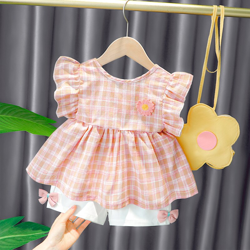 Children's Clothing Girls Clothing Set Summer Vaca... – Grandado