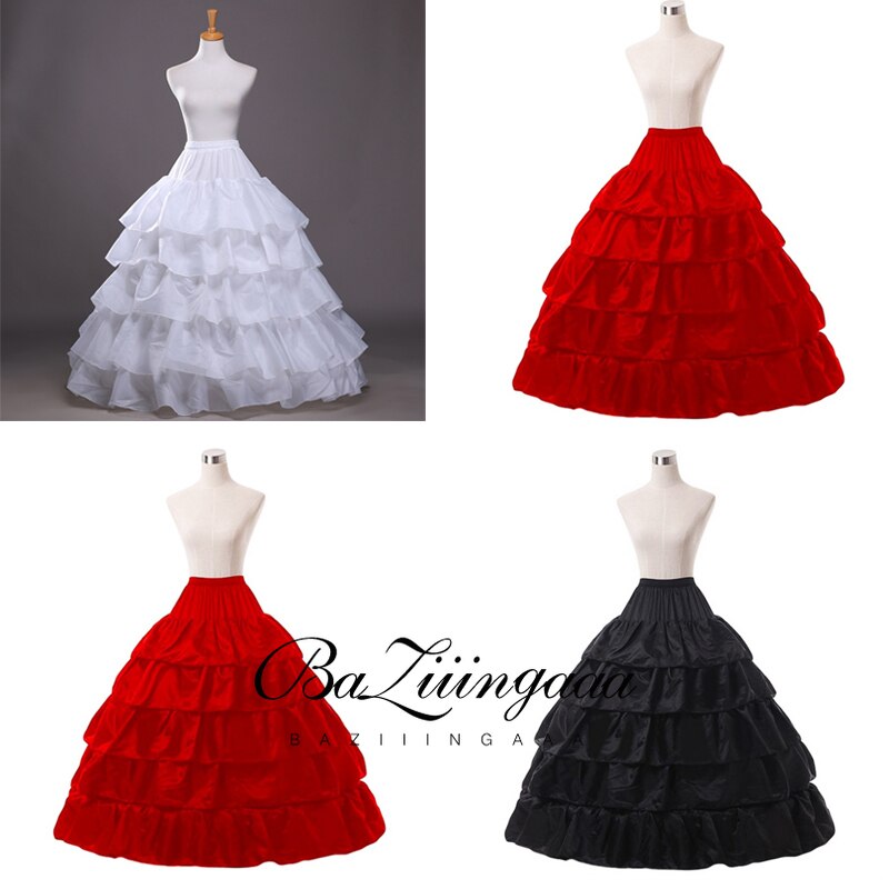 Skirt Support Four Steel Ring Five Lotus Leaf Incr... – Grandado