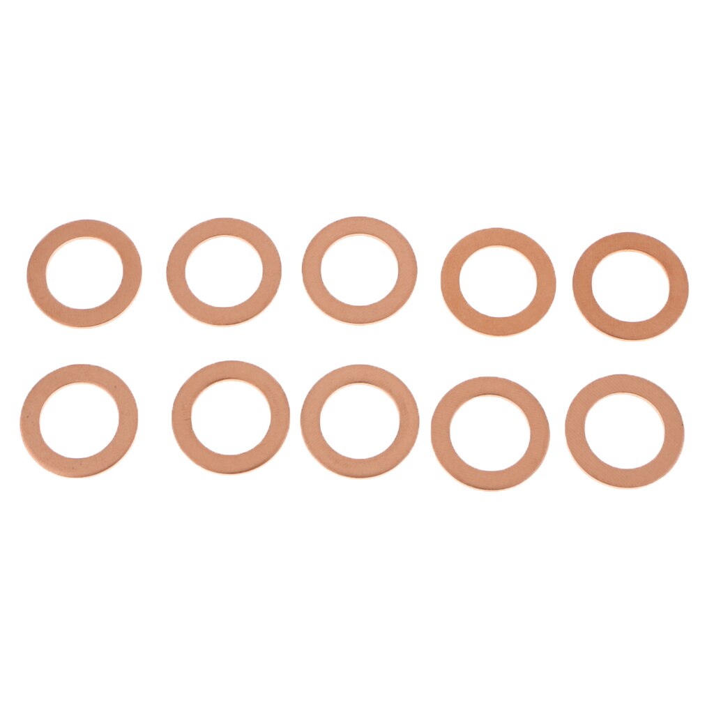10Pcs Metal Oil Drain Plug Crush Washers Gaskets F... – Vicedeal