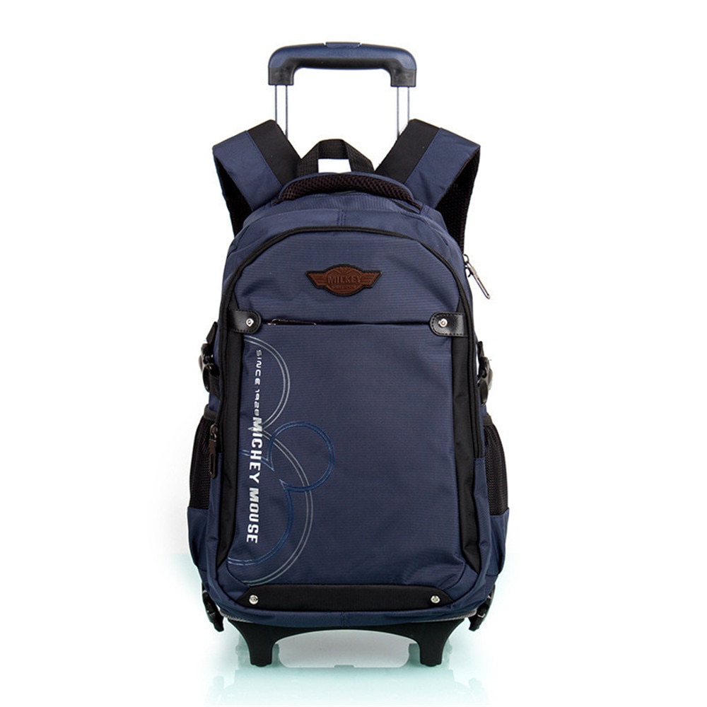 High-Capacity Student Shoulder Backpack Rolling Lu... – Vicedeal