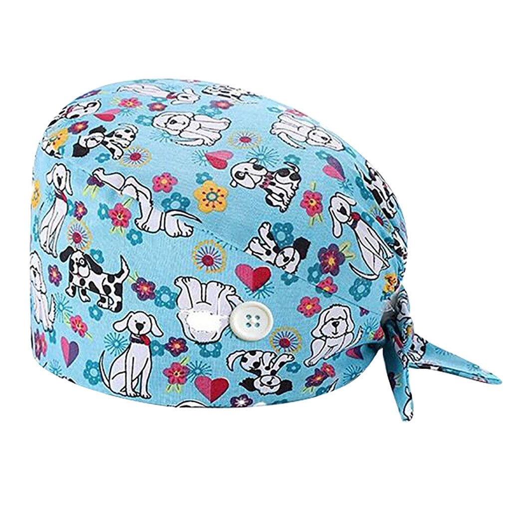 Working cap nurse accessories Solid Print Work Hat... – Vicedeal