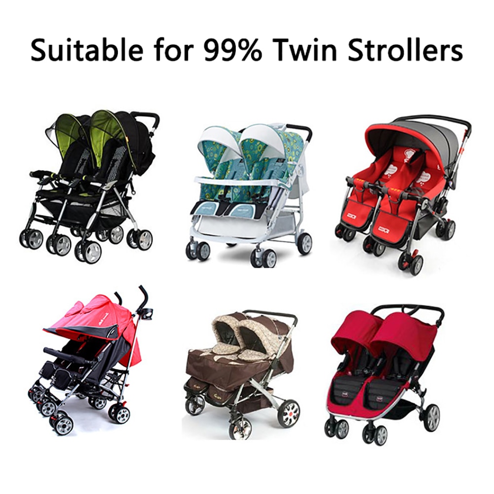 PVC Stroller Rain Cover Protection Waterproof Zipp... – Vicedeal