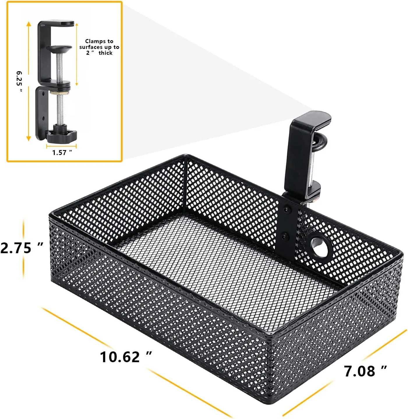 Under Desk Drawer Box 360 Rotating Drawer Hidden O... – Vicedeal