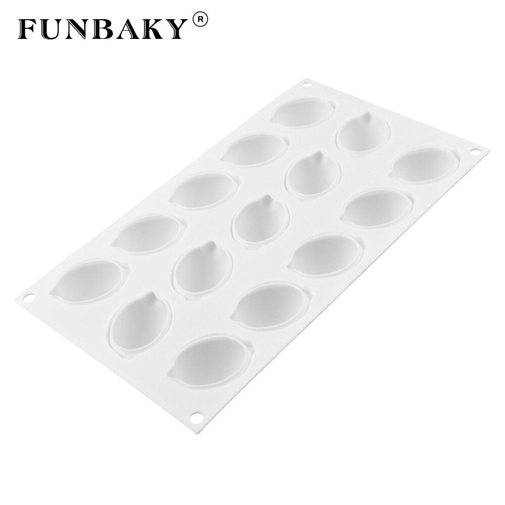 FUNBAKY 15 Cavity Lemon Silicone Mold For Cake Bak... – Grandado
