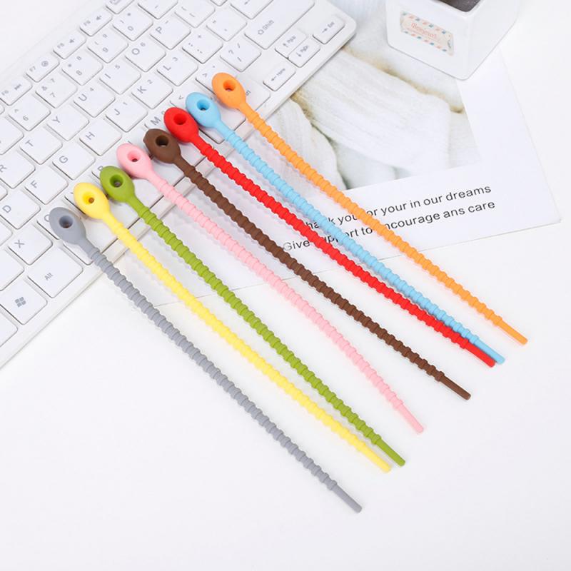 1Pc Silicone Cable Ties Rope Strap Storage Soft Ta... – Grandado