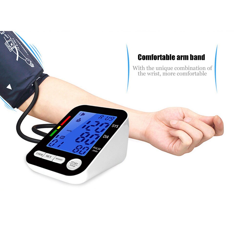 Blood Pressure Monitor Upper Arm Automatic Digital... – Grandado