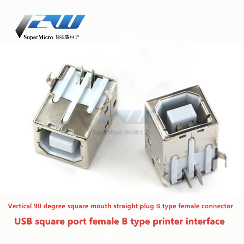 20pcs Lot Usb Female B Type Interface Square Femal Grandado