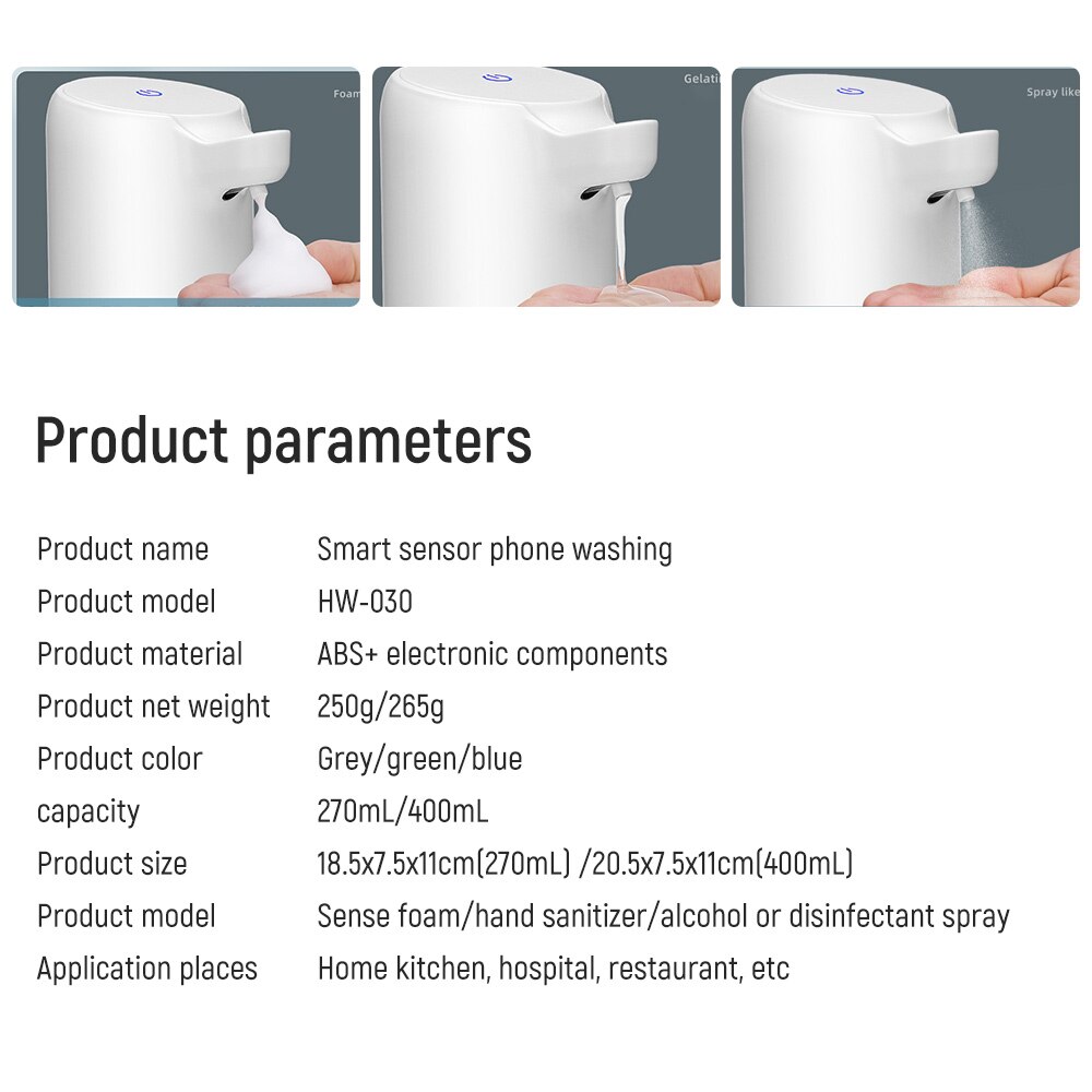 Automatische Zeepdispenser Infrarood Sensor Induct... – Grandado