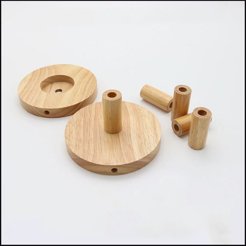 Wood Table Lamp Base oak 150mm DIY Light Parts – Grandado