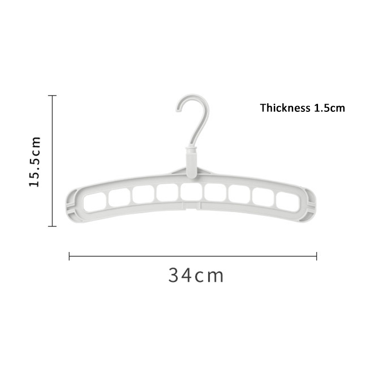 Nine-hole Rotating Magic Hanger Plastic Multi-func... – Grandado