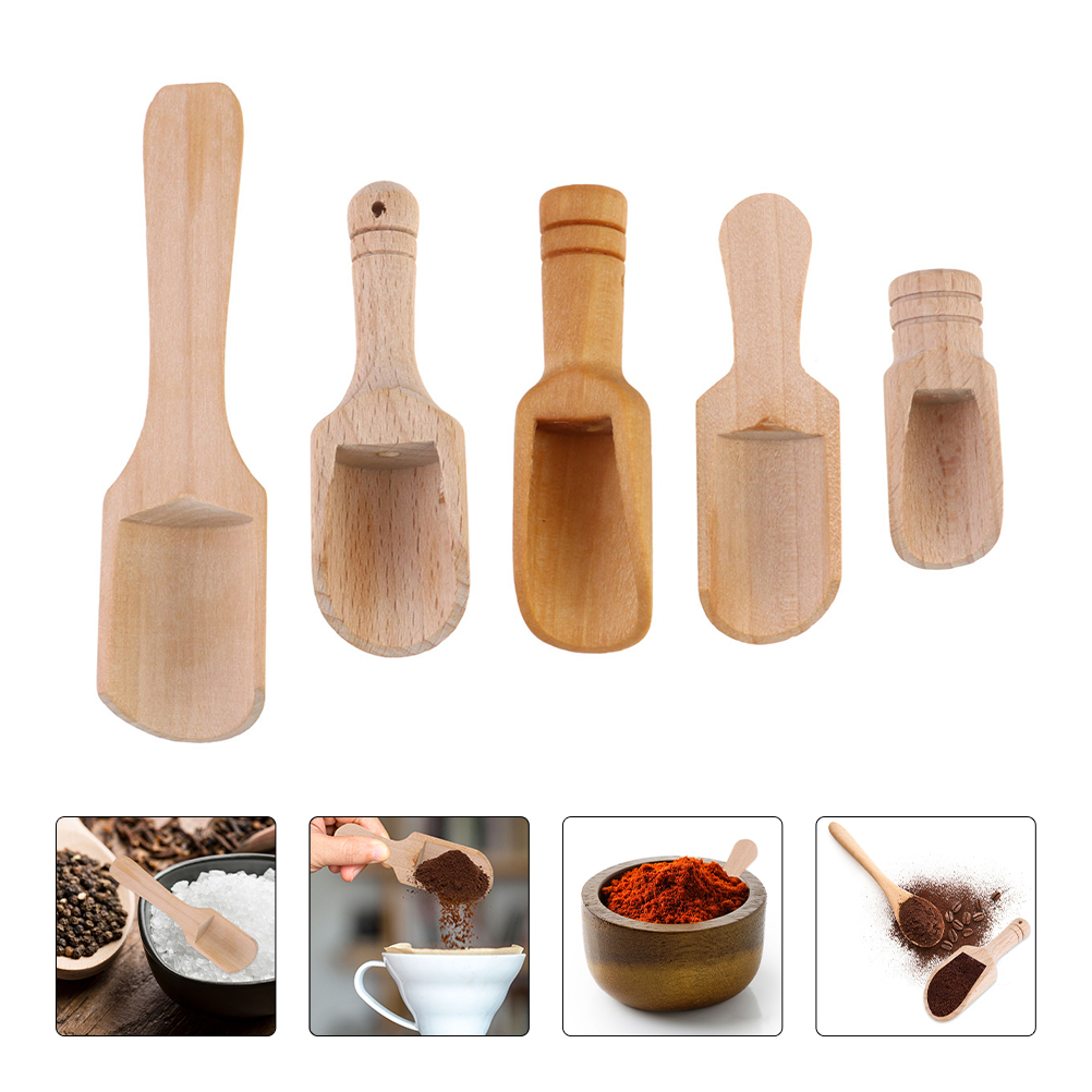 10Pcs Wooden Salt Spoon Wood Seasoning Spoon Tea S... – Grandado