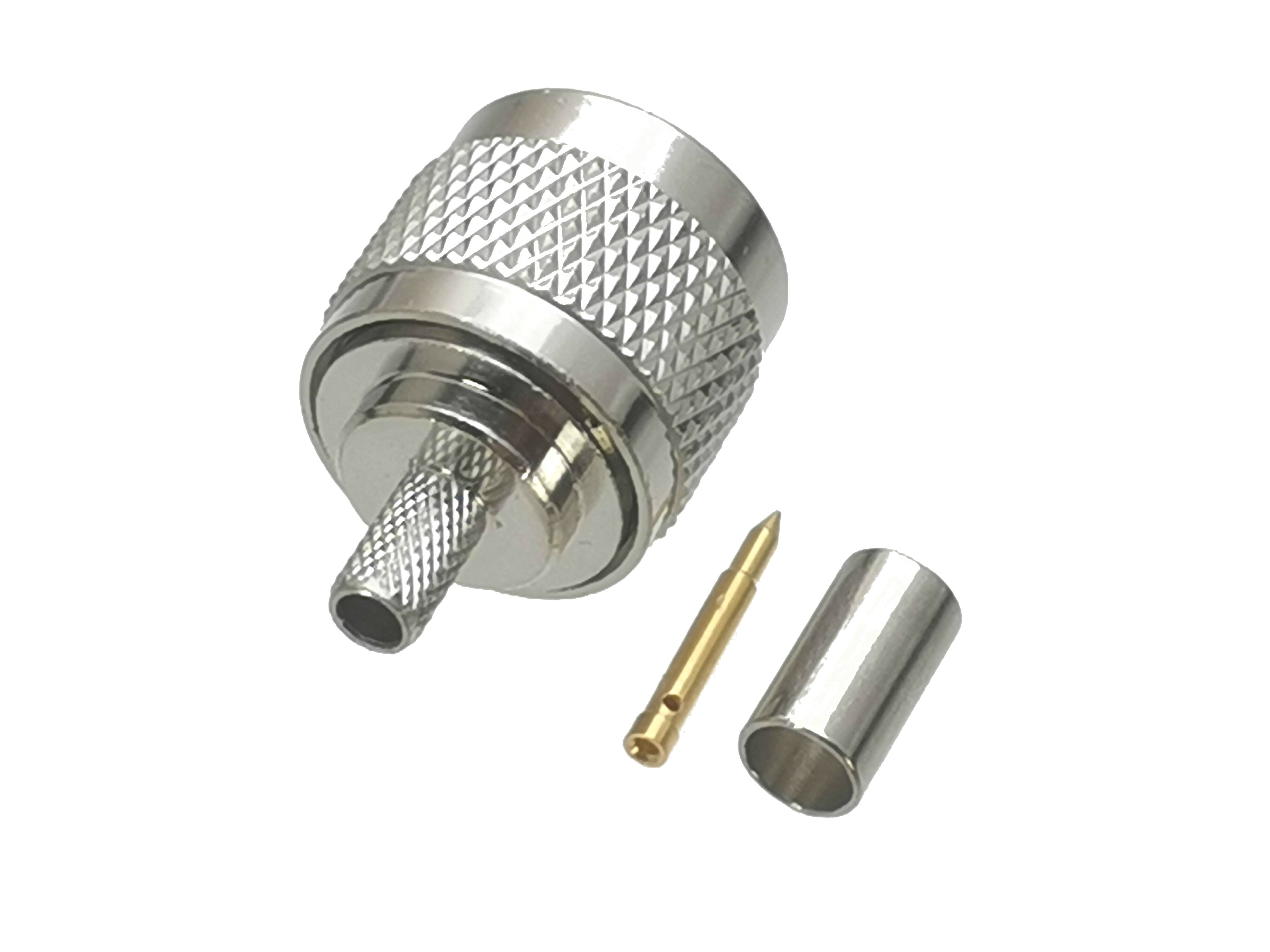 1Pcs Connector N Stekker Crimp RG58 RG142 LMR195 R... – Vicedeal