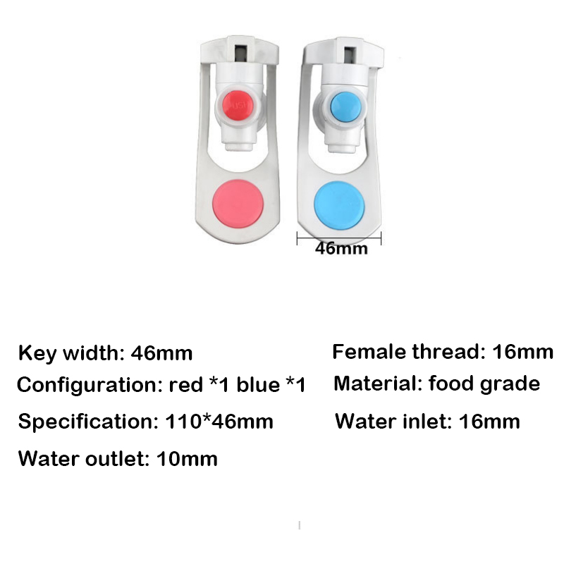2pcs Red Blue Universal Size Push Type Water Dispe... – Grandado