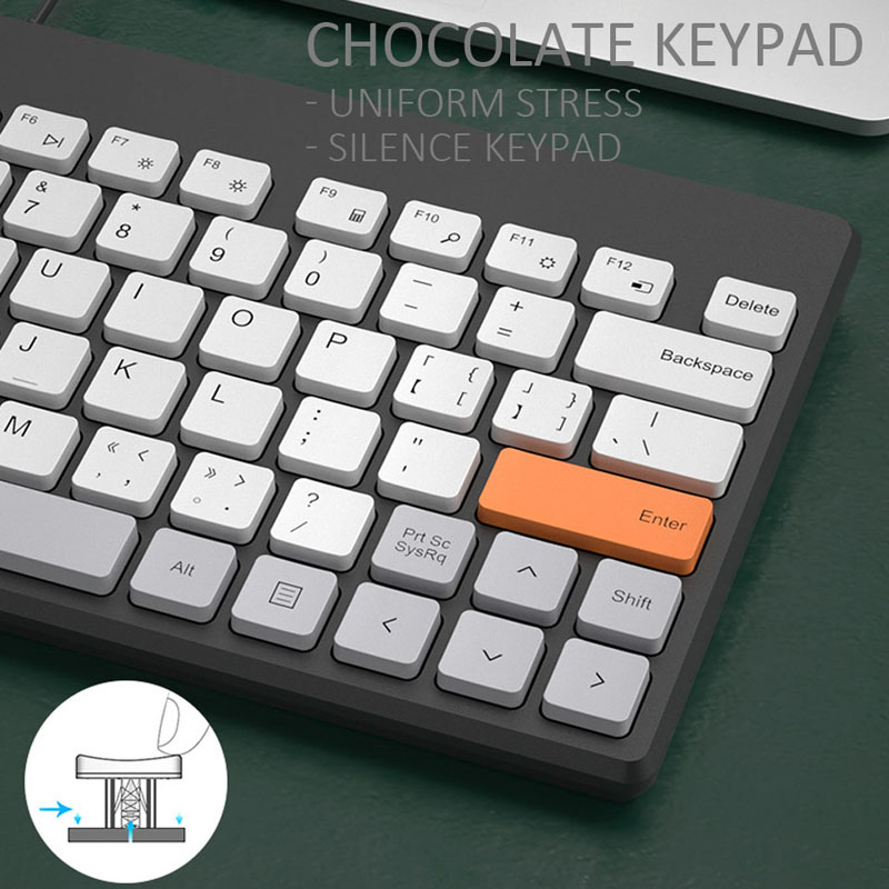 Mechanical Keyboard with USB Wired Cute Chocolate ... – Vicedeal