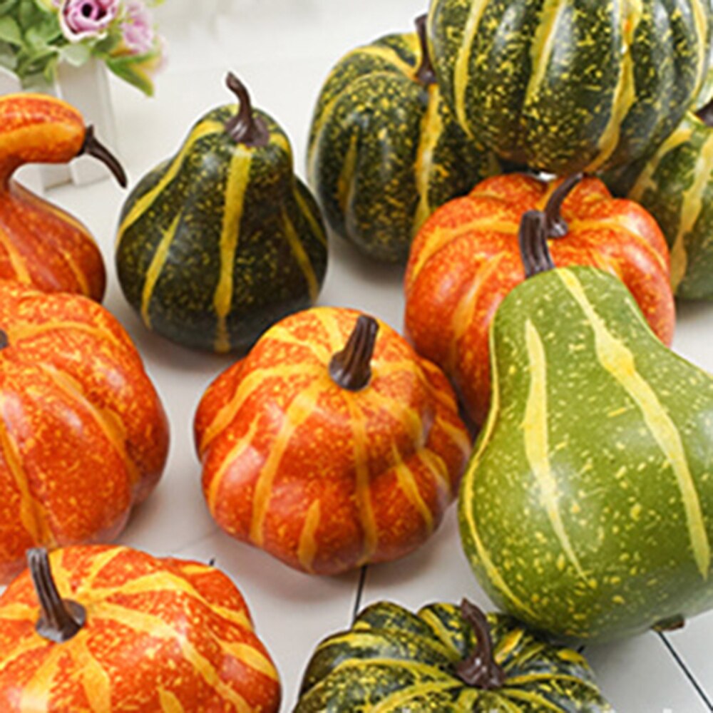 8pcs Fall Harvest Decorations Props Artificial Min... – Grandado