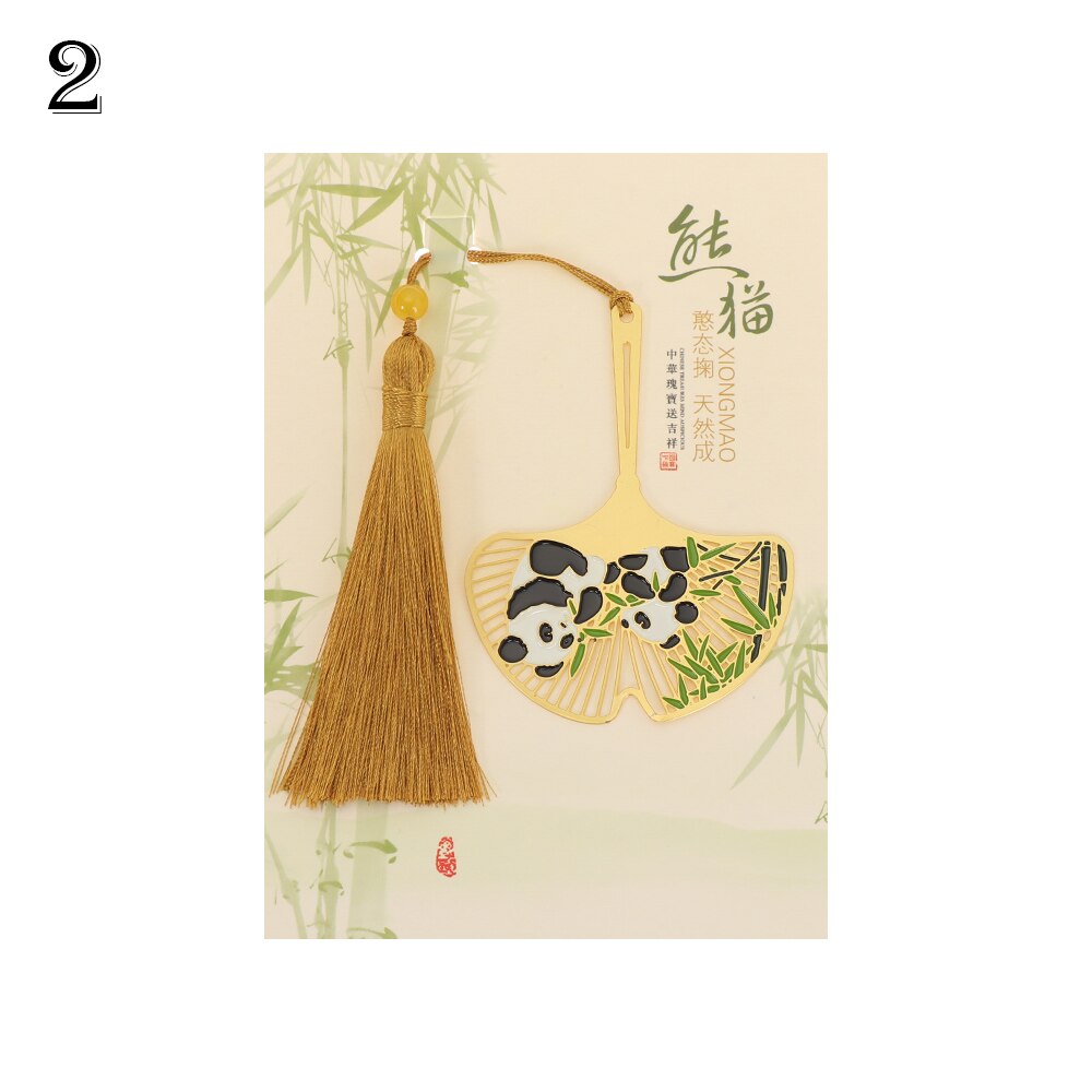 Cute Popular Retro Chinese Style Metal Bookmark Pa... – Grandado